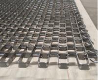 China 304/316 Stainless Steel Honeycomb Conveyor Belt 20cm-200cm Width with 1.2mm Thickness for Industrial Processing for sale