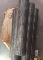 China Chain Link Flat Wire Diamond Mesh Steel Screen Conveyor Belt for sale