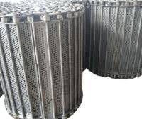 China Stainless Steel Chain Plate Belt Conveyor 2500mm Length 200mm Width with 0.18KW Adjustable Speed Motor for sale