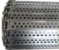 China SUS304 Stainless Steel Plate Link Wire Mesh Conveyor Belt 400-1500mm Width for Food Grain Transport for sale
