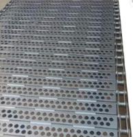 China SUS304 Stainless Steel Plate Link Wire Mesh Conveyor Belt 400-1500mm Width for Food Grain Transport for sale