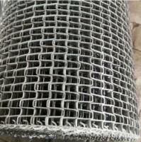 China Heavy Duty Flat GI Wire Mesh Stainless Steel Conveyor Belt for Food Industry - 10 PCS MOQ with Custom Sizing for sale