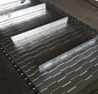 China Perforated 430 Stainless Steel Chip Conveyor Chain Plate Belt - 2000°C Heat Resistant, Custom Sizes Available for sale