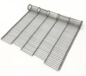 China 304SS Food Mesh Belt Wire Fabric 100-400mm Width for Ladder Chain Conveyor Systems for sale