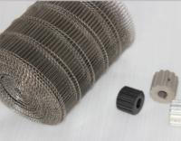 China SS Woven Food Mesh Belt 16 Gauge Stainless Steel Conveyor Belt 300-4200mm Width for Industrial Applications for sale