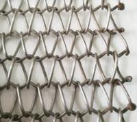 China SUS304 Stainless Steel Balanced Weave Conveyor Belt 0.9-3.0mm Wire Diameter for Industrial Material Transport for sale