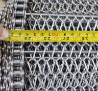 China SUS304 Stainless Steel Balanced Weave Conveyor Belt 0.9-3.0mm Wire Diameter for Industrial Material Transport for sale