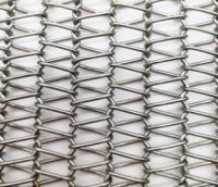 China SUS304 Stainless Steel Balanced Weave Conveyor Belt 0.9-3.0mm Wire Diameter for Industrial Material Transport for sale