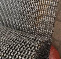 China Food Grade Diamond Mesh Steel Mesh sheets Conveyor Belt For Oven for sale
