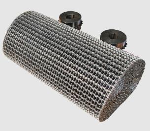China Customized Side Guard Stainless Steel Mesh Belt Customizable Beltlength Customized Width Or Diameter Suitable For Heat Treatment Processes for sale
