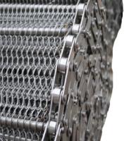 China 304 Stainless Steel Herringbone Conveyor Belt Chain Wire for Food Roasting and Industrial Applications for sale