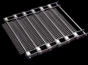 China High Temperature Stainless Steel Universal Woven Wire Screen Mesh for Transmission V Belt - 304 Grade Food Industry Conveyor for sale