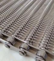 China Stainless Steel Spiral Freezer Belt 20m Length with 0.8-3.0mm Wire Diameter for Food Conveyor Systems for sale