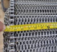 China Stainless Steel Spiral Freezer Belt Twill Dutch Weave Wire Mesh 200-6000mm Width 1.0-2.8mm Wire Diameter for sale