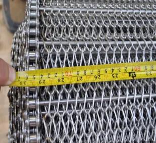 China Stainless Steel Spiral Freezer Belt Twill Dutch Weave Wire Mesh 200-6000mm Width 1.0-2.8mm Wire Diameter for sale
