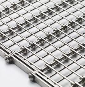China Stainless Steel 304 Flat Flex Wire Mesh Conveyor Belt 1.0-3.0mm Wire Diameter 200-3600mm Width for sale