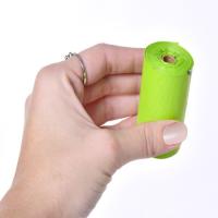 China 100% GMO Free Renewable Cornstarch Dog Poop Bags Flat Top Leak Proof for sale