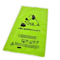 China 100% GMO Free Renewable Cornstarch Dog Poop Bags Flat Top Leak Proof for sale