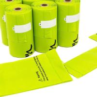China Biodegradable Tie Handle Dog Poop Bags Compostable Dog Waste Bags for sale