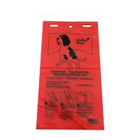 China Blocked Wicketed Compostable Dog Poop Bags Cornstarch Biodegradable Pet Waste Bags for sale