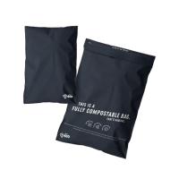 China Black Compostable Mailing Bags Custom Poly Mailer Bags No Chemicals for sale