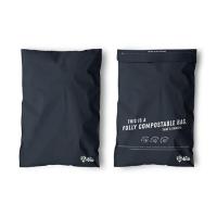 China Black Compostable Mailing Bags Custom Poly Mailer Bags No Chemicals for sale