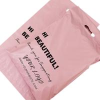 China Corn Starch Compostable Mailing Bags With Handles Eco Friendly Poly Mailers for sale