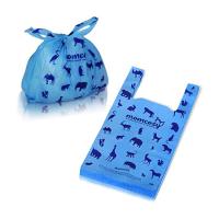 China Retail Box Packed Compostable Tie Handle Nappy Sacks Customized for sale