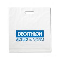 China Die Cut Handle Compostable Shopping Bags Reusable For Restaurants Grocery Stores for sale