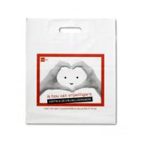 China Die Cut Handle Compostable Shopping Bags Reusable For Restaurants Grocery Stores for sale