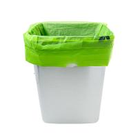 China Non Toxic Harmless Compostable Garbage Bags Drawstring Refuse Bags for sale