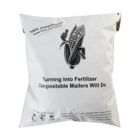 China Custom Logo Biodegradable Poly Mailers Bag Eco Friendly Made From Corn Starch for sale