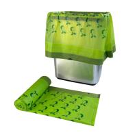 China Customizable Compostable Garbage Bags 8 Gallon Drawstring Trash Bags for sale