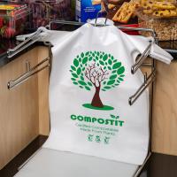China Custom printed Certified Compostable Biodegradable plastic Carry Bags for sale