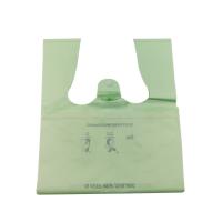 China Durable Compostable Carry Bags Cornstarch Based Eco Friendly For Groceries for sale