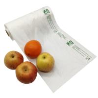 China Cornstarch Based Custom Biodegradable Clear Produce Bags For Fruits & Vegetable for sale