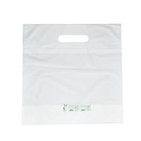 China Large Reusable Compostable Die Cut Handle Shopping Bags Custom Printed for sale