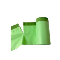China Eco Friendly Compostable Garbage Bags Heavy Duty Kitchen Drawstring Trash Bags for sale
