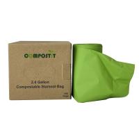 China Biodegradable heavy-duty bathroom and kitchen garbage bags, suitable for home and office use for sale