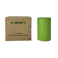 China Biodegradable heavy-duty bathroom and kitchen garbage bags, suitable for home and office use for sale