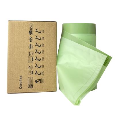 China Compostable garbage bags - Compost bags with drawstrings - 100% biodegradable and recyclable for sale