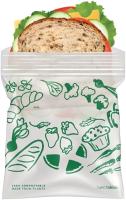 China 100% compostable gallon - sized freezer bags, biodegradable food storage bags, suitable for vegetables, fruits or meats for sale