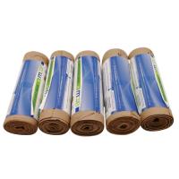 China Eco Friendly Wholesale Cornstarch Custom Color Printed 100% Biodegradable Compostable Plastic Garbage Bags on Roll for sale