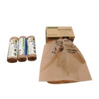 China Eco Friendly Wholesale Cornstarch Custom Color Printed 100% Biodegradable Compostable Plastic Garbage Bags on Roll for sale