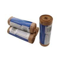 China Eco Friendly Wholesale Cornstarch Custom Color Printed 100% Biodegradable Compostable Plastic Garbage Bags on Roll for sale