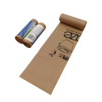 China Eco Friendly Wholesale Cornstarch Custom Color Printed 100% Biodegradable Compostable Plastic Garbage Bags on Roll for sale