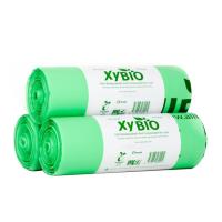 China Popular Cornstarch Based Eco Friendly Sustainable Wholesale 100% Compostable Plastic Biodegradable Garbage Bags Custom Printed for sale