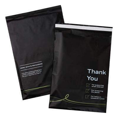 China Custom Printed Cornstarch Made Biodegradable Compostable Eco Plastic Mailing Bags for sale