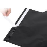 China Black Compostable Mailing Bags Custom Poly Mailer Bags No Chemicals for sale