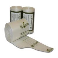 China Top Sale Sustainable Wholesale 100% Biodegradable Cornstarch Custom logo Home Compost Eco Friendly Compostable Yard Waste Bag for sale